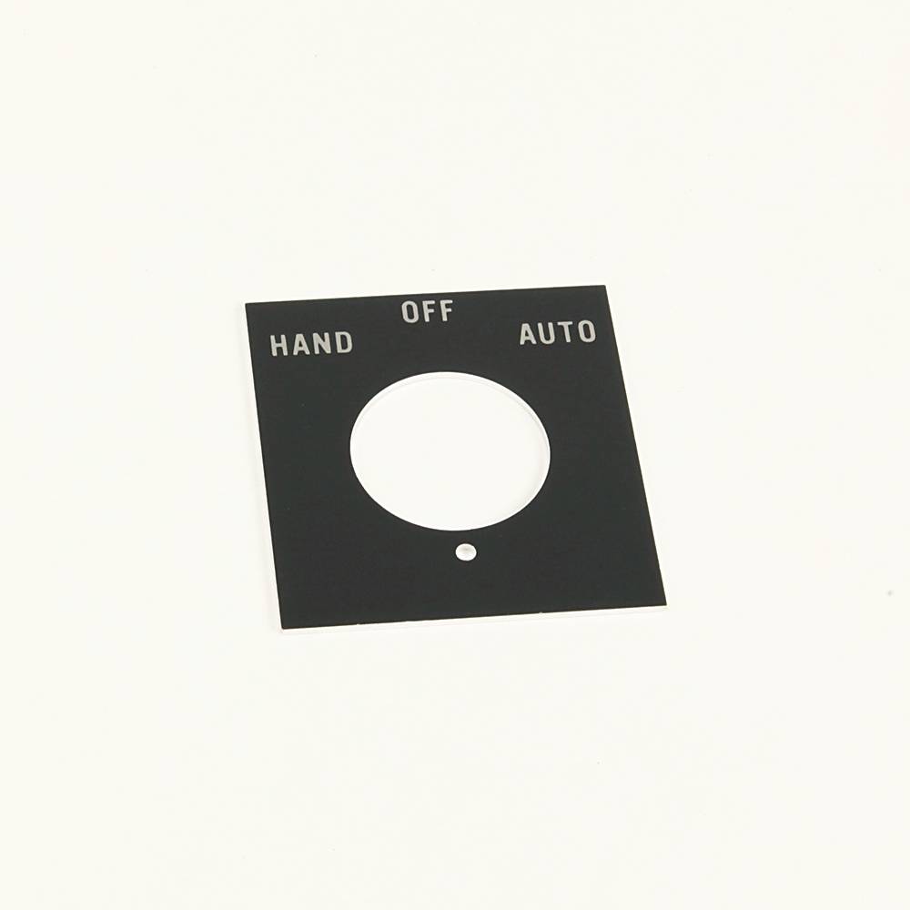 Allen-Bradley 800H PB HAND-OFF-AUTO Jumbo Legend Plate