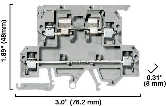 Allen-Bradley Double Level Fuse LED Terminal Block
