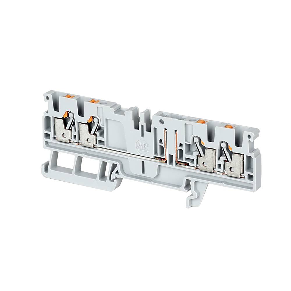 Allen‑Bradley IEC Feed-Through Push-in Terminal Block, 20 A
