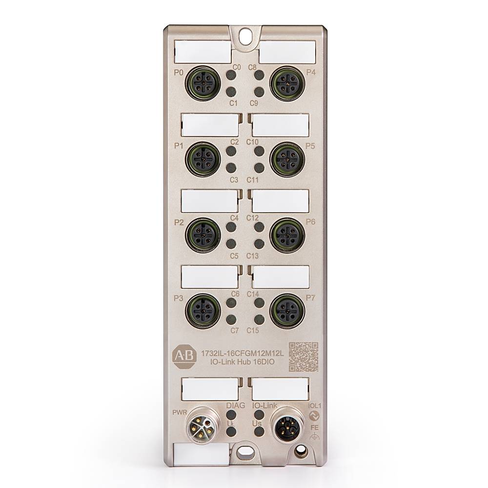 Allen‑Bradley Armorblock, IOL Hub, 16 DIO, M12 L PWR