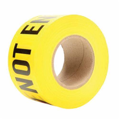 Scotch® 361-Y-3X1000FT 300 Above Ground Barricade Tape, Yellow, 1000 ft L x 3 in W, CAUTION DO ...