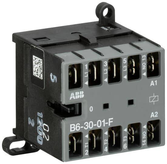 ABB B6-30-01-F85 AC Operated Compact Miniature IEC Contactor With Flat ...