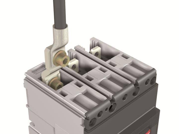 ABB KXT2EF-4PC Front Terminals, Extended Mounting, For Use With XT2