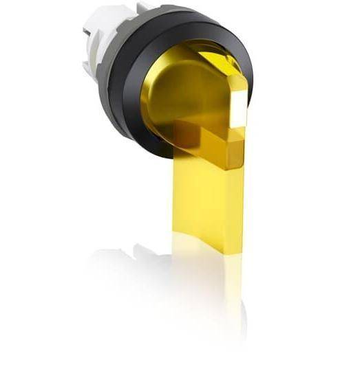 ABB M3SS8-11Y Illuminated Modular Selector Switch Operator, 30 mm, Long ...