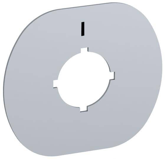 ABB MA6-1013 Legend Plate, Oval Plate, Laminate