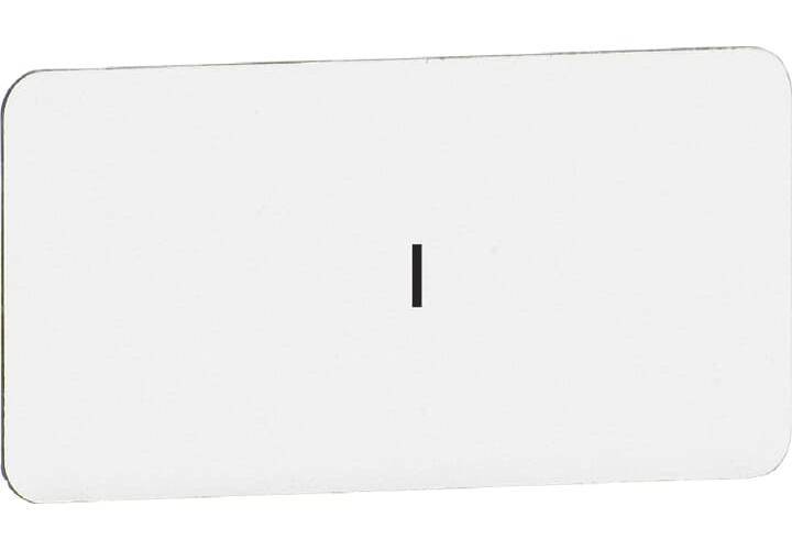 ABB MA6-1033 MA6 Accessory Legend Plate, 15 mm H x 27 mm W, Rectangle ...