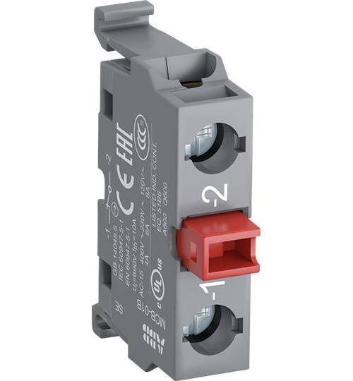 ABB MCB-01BG Single Contact Block, 1NC Contact
