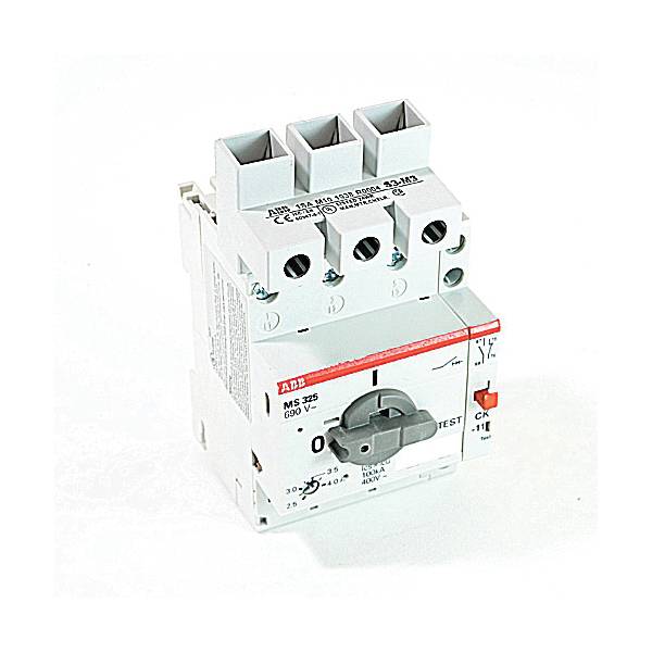 ABB MS132-4.0 MS132 Manual Motor Starter, ON/OFF/Trip Action, 3 Poles ...