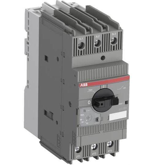 ABB MS165-65 MS165 Manual Motor Starter, ON/OFF/Trip Action, 3 Poles ...
