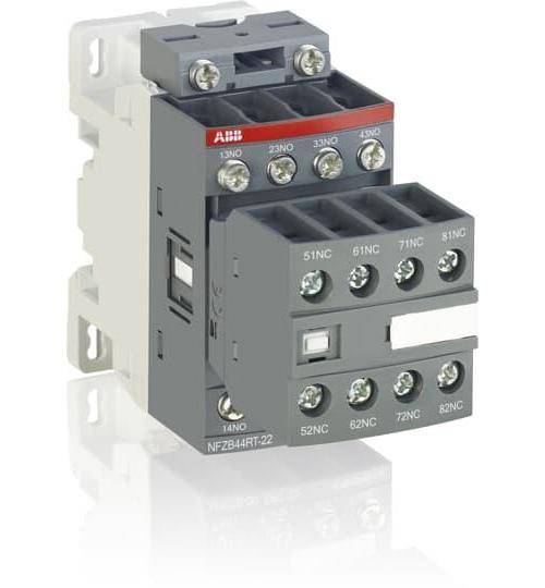 ABB NFZB62ERT-21 Contactor Relay, 6NO-2NC Contact, 20/60 VDC V Coil