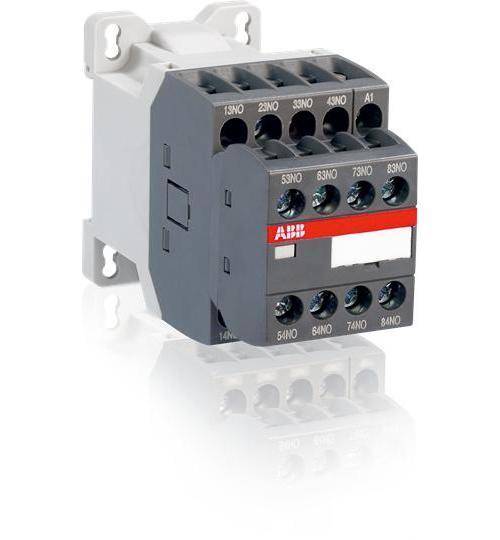 ABB NS53E-25 NS Series Contactor Relay, 4 A, 5NO-3NC Contact, 220 VAC V ...