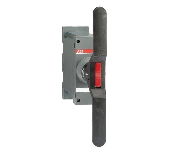 ABB OSV1250DK Direct Mount Padlockable Operating Handle, 350 mm L x 450 mm W x 130 mm H, Black