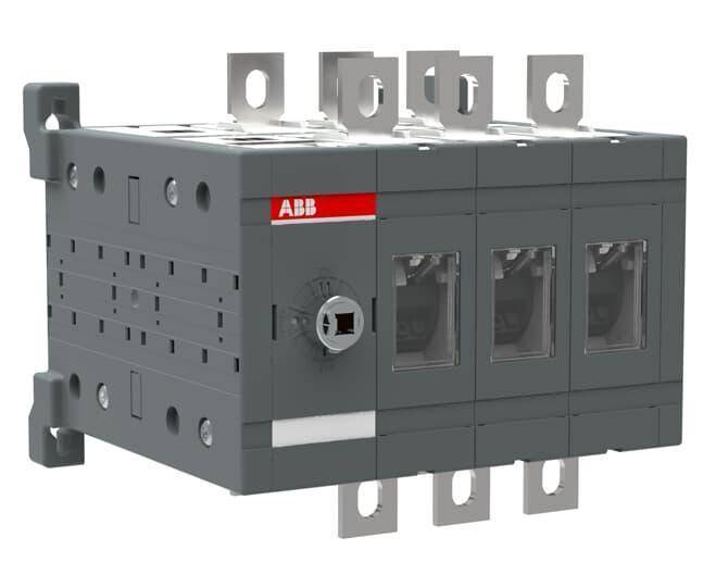 ABB OT250E03CF Manual Change-over Switches, 690 VAC, 250 A, IP20 Enclosure
