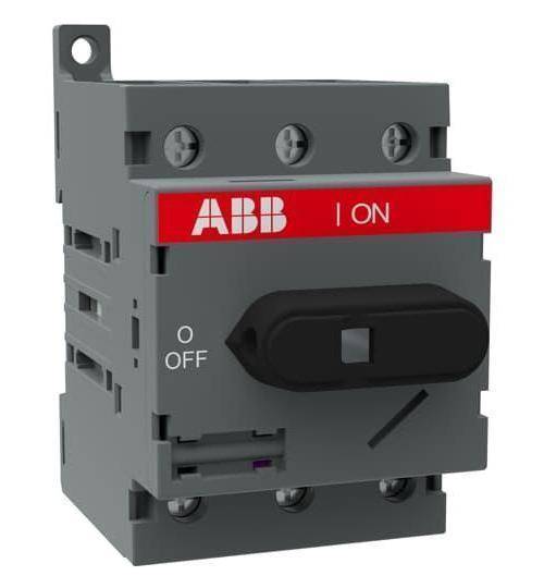 ABB OT63F3-TX/B50 Non-Fusible Disconnect Switch, 750 VAC, 63 A, 15 hp at 240 VAC, 30 hp at 480/ ...