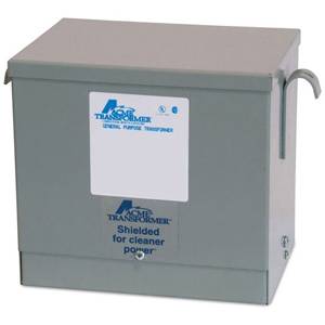 9 kVA, 3-Phase, Hubbell Incorporated T2A533101S Auto Transformer, 480 ...