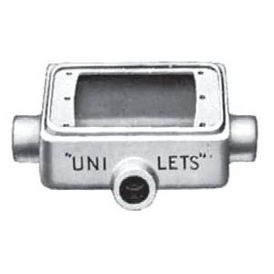 3/4" Hub, 1-Gang, Emerson Electric Co. FDCT-1-75 Unilets® Cast Device ...