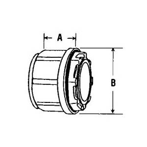 3" Emerson Electric Co. HUB-300 Rigid/IMC Hub