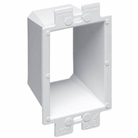 1-Gang,, Arlington Industries Inc. BE1 GFCI Wall Box Extender, White