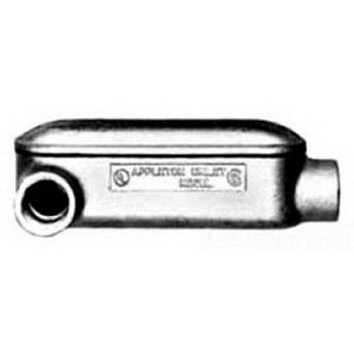 Appleton® Unilet® BLR150-M Type LR Conduit Body, 1-1/2 in Hub, 93 cu-in ...