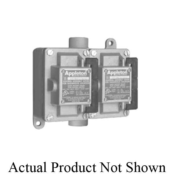 Appleton® EDSC250R2A 2-Gang Feed-Through Tumbler Switch Control Station ...
