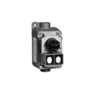 Appleton® EFDC1234 1-Gang 2-Circuit Feed-Through Control Station, 2NO ...