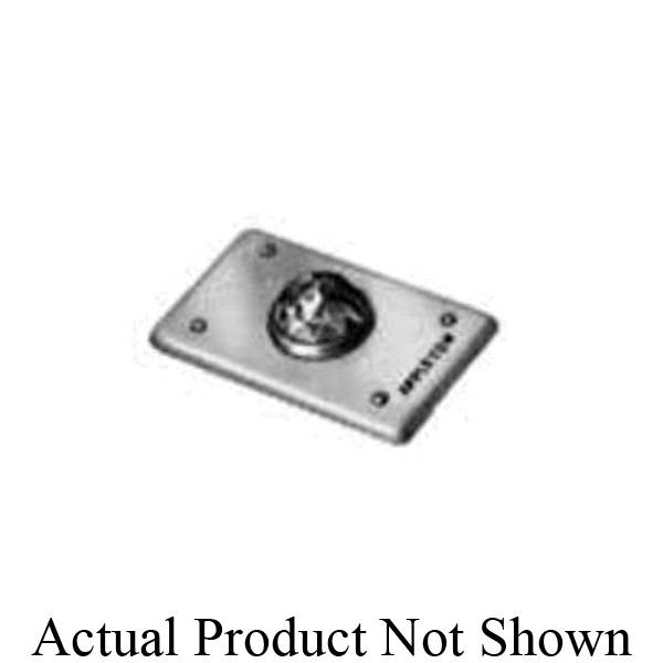 Appleton® FSK-1JA-CA Cast Hub Device Box Cover With Amber Jewel, Copper ...