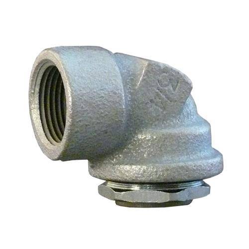 Appleton® HUB-9050 90 deg Threaded Conduit Hub, 1/2 in, For Use With ...