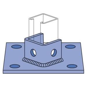 1-5/8" Post Unistrut P2072-SS Channel Post Base