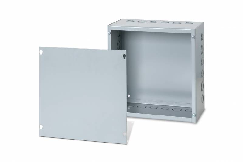 Austin Electrical Enclosures AB-884SBGK Screw Cover Boxes, 8 in h x 8 ...