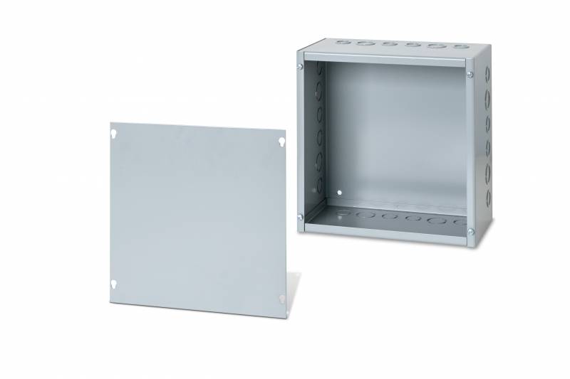 Austin Electrical Enclosures AB-884SBGK Screw Cover Boxes, 8 in h x 8 ...