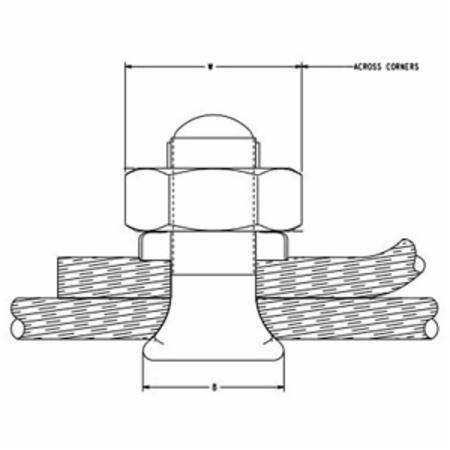 4 to 2/0 AWG Run, 14 to 2/0 AWG Tap, Hubbell Incorporated KS25 SERVIT ...