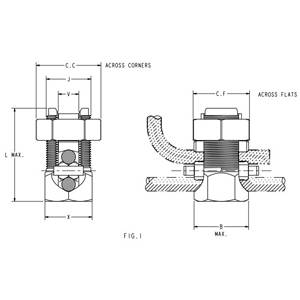 10 to 4 AWG Run, 10 to 4 AWG Tap, Hubbell Incorporated KSA4 SERVIT ...