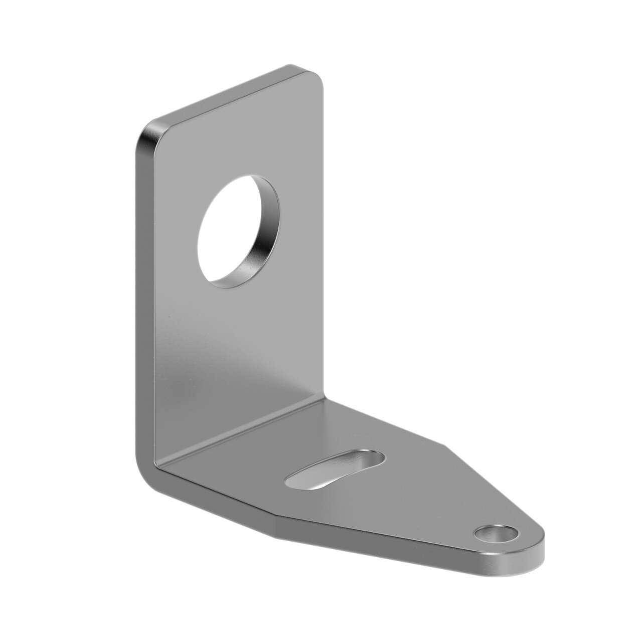 Banner Engineering SMB12MM Right Angle Mounting Bracket, For Use With M12 and S12 Series ...