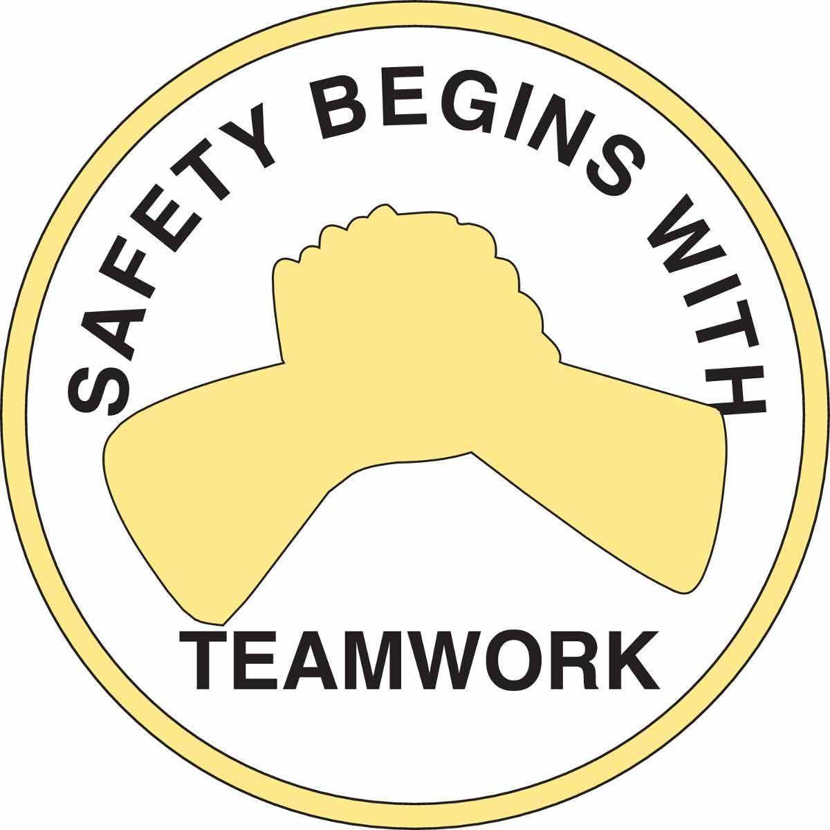 Brady® 42269 Circular Non-Reflective Self-Adhesive Emblem Label, SAFETY ...