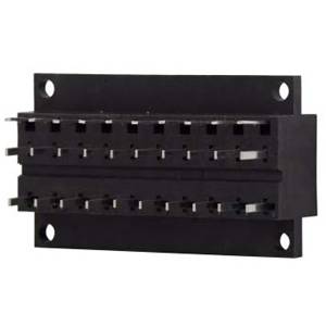 Bussmann HLT-05 Multi-Pole Fuse Holder, 125 VAC/60 VDC, 15 A, 5 Poles