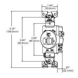 Arrow Hart Nema Plug And Receptacle Chart AHCL720R Eaton CCL Recp 20A