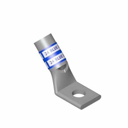 Color-Keyed® 54160UFB 1-Peep Hole Bottom Stacking Lug, 2/0 AWG, Die ...