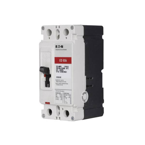 EATON ED2125L C Series Type ED Molded Case Circuit Breaker, 240 VAC/125 ...