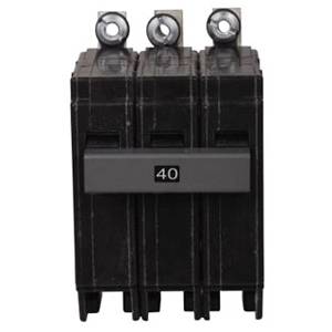 EATON CHB340 Type CHB Standard Molded Case Circuit Breaker, 240 VAC, 40 ...