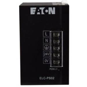 EATON ELC-PS02 PLC Power Supply Module, 100 to 240 VAC Input, 24 VDC ...