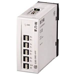 EATON EU5E-SWD-4AX 8-Pole Input/Output SmartWire Pilot Device Module, 4 Inputs, 2 kV Signal ...