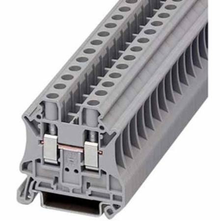 EATON XBUT6 1-Level Terminal Block, 600/700/800 VAC, 40/50/57 A, 24 to ...