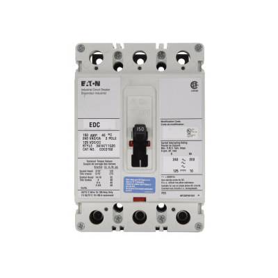 EATON EDC3150 C Series Type EDC Molded Case Circuit Breaker, 240 VAC ...