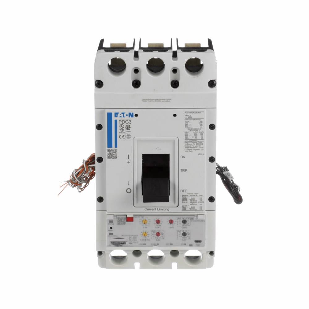 EATON PDG33N0125E3MK PDG3 PD3 Global Ratings, 600 VAC, 125 A, 85 kA ...