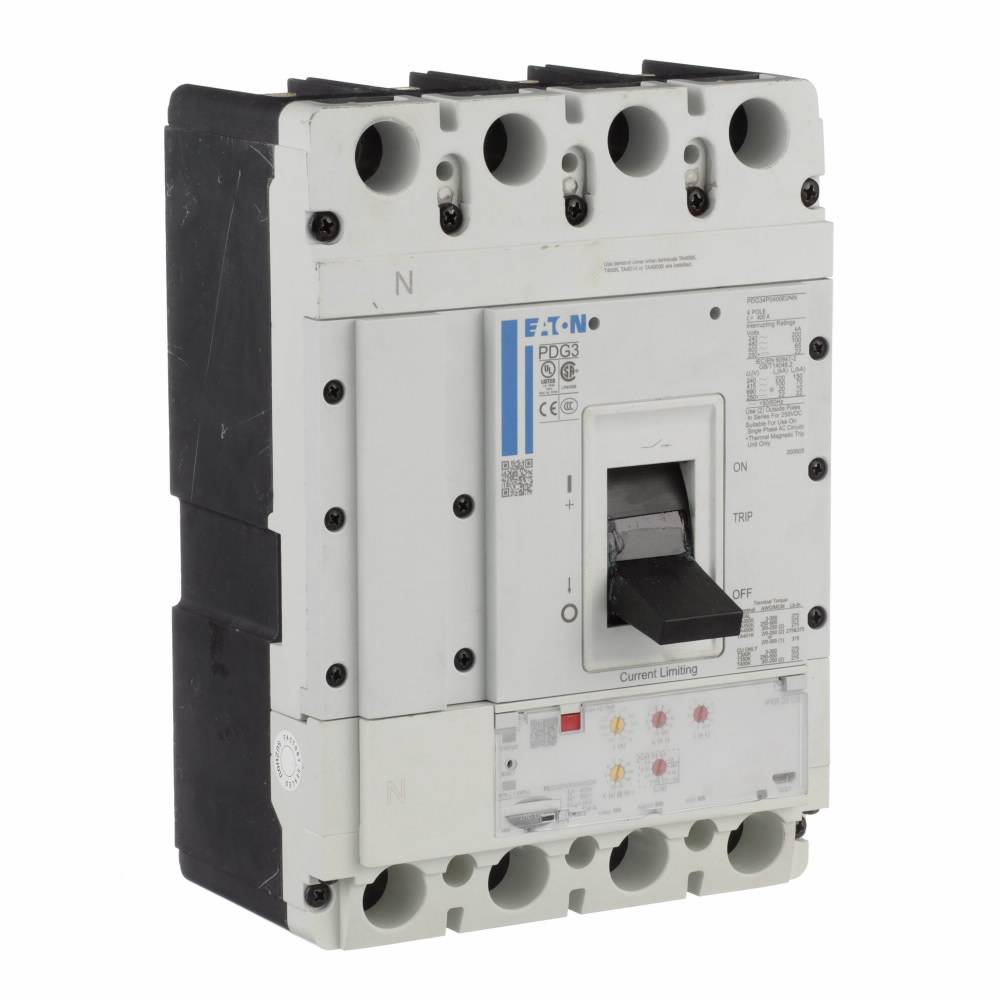 EATON PDG34N0400E2MK PDG3 PD3 Global Ratings, 600 VAC, 400 A, 85 kA ...