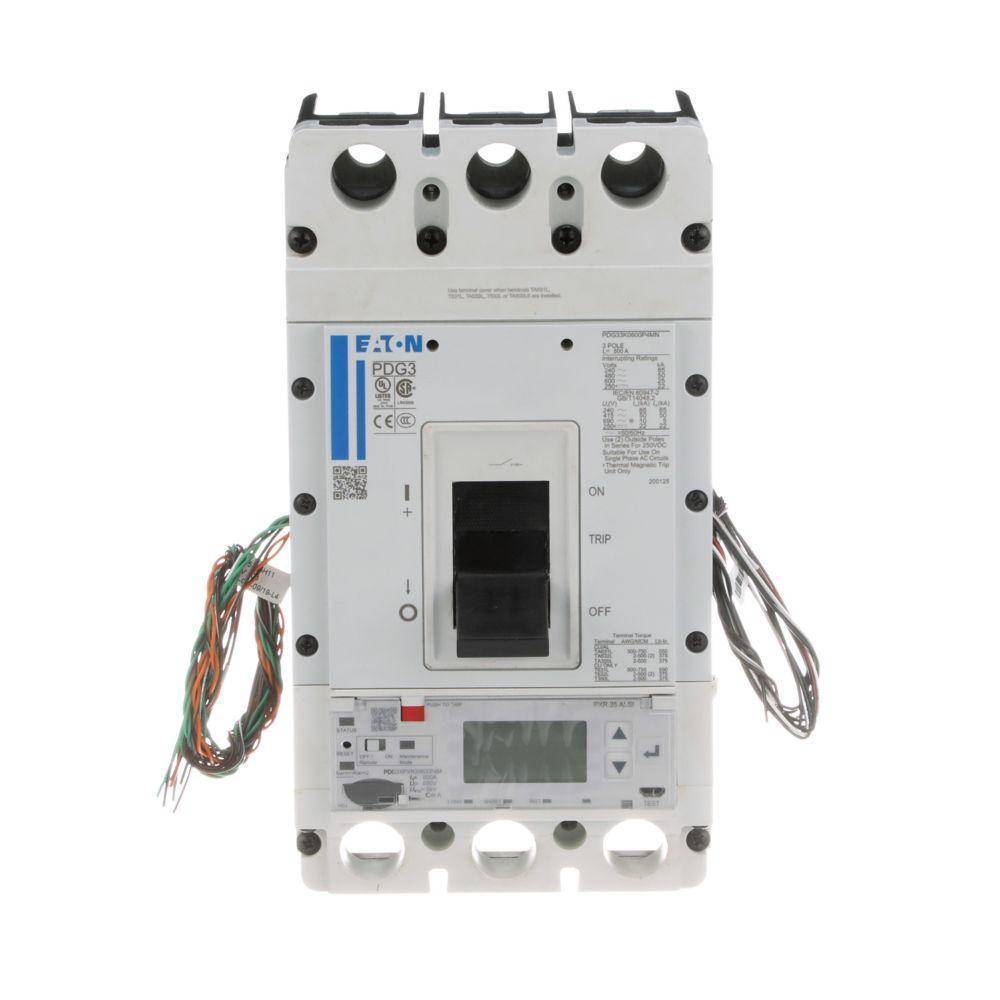 EATON PDG33GH400P4DJ PDG3 Globally Rated Molded Case Circuit Breaker ...
