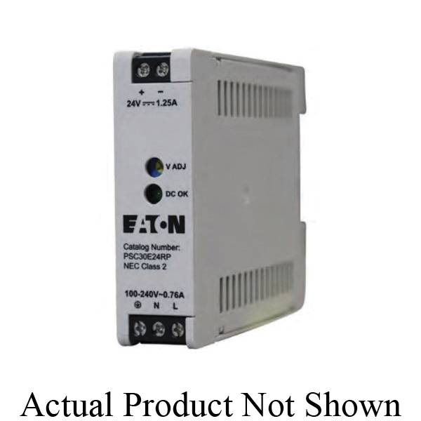 EATON PSC50E24RP 1-Phase Compact Power Supply, 100 to 240 VAC Input, 24 ...