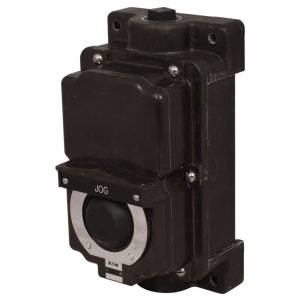 EATON 10250T4316 3-Position Assembled Heavy Duty Pushbutton Control Station, 2NO Contact, 1 ...