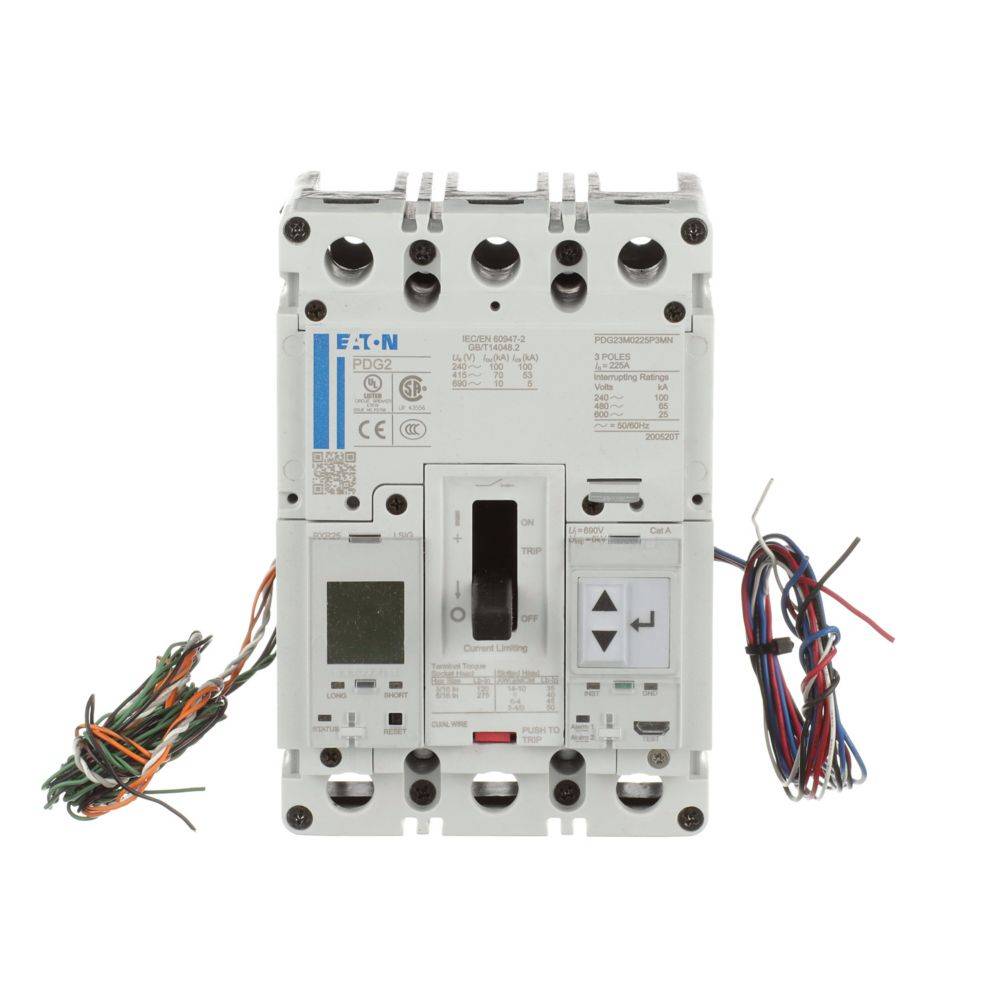 EATON PDG23N0060P3DJ Power Defense Globally Rated Molded Case Circuit ...