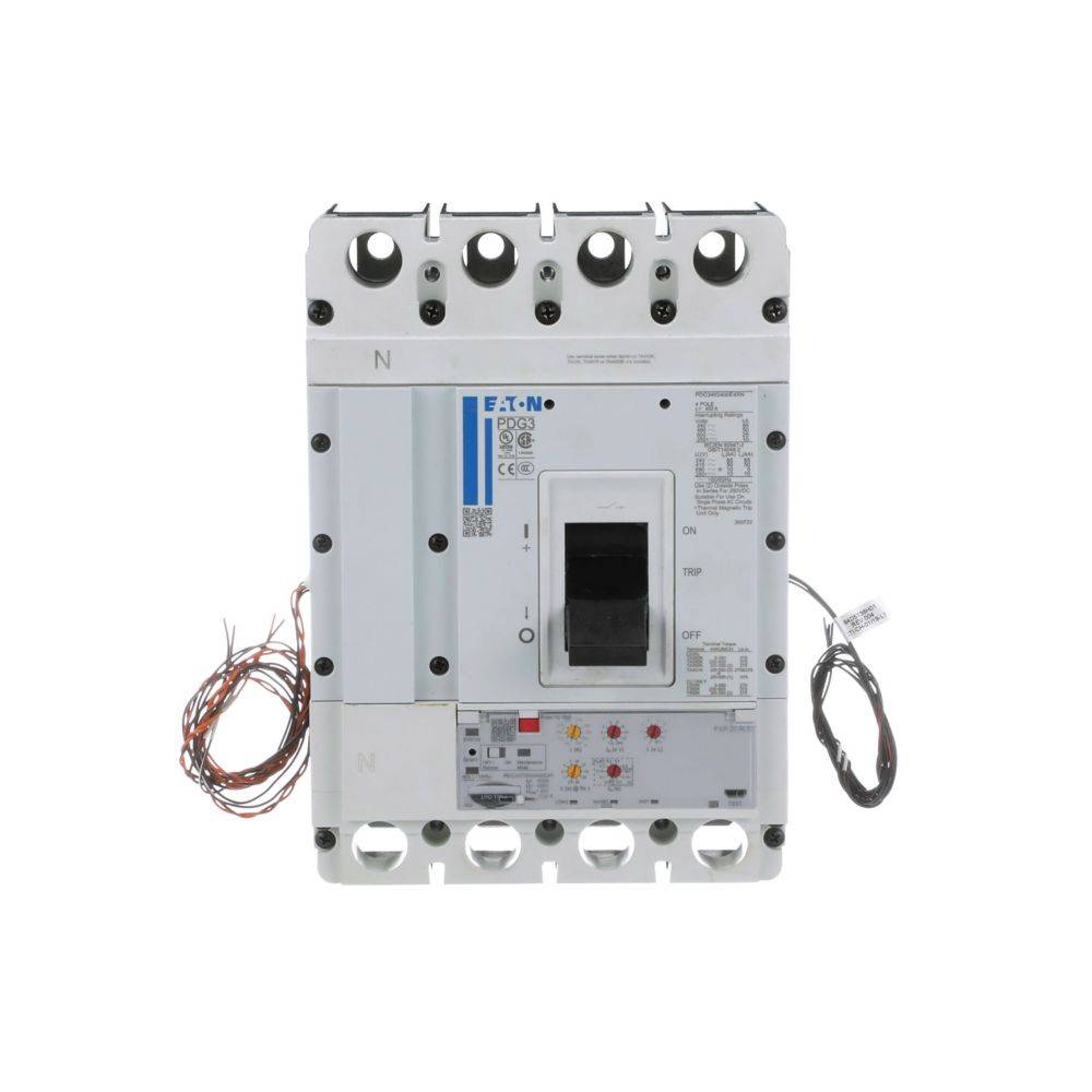 EATON PDG34G0400E4ZJ Power Defense Globally Rated Molded Case Circuit ...